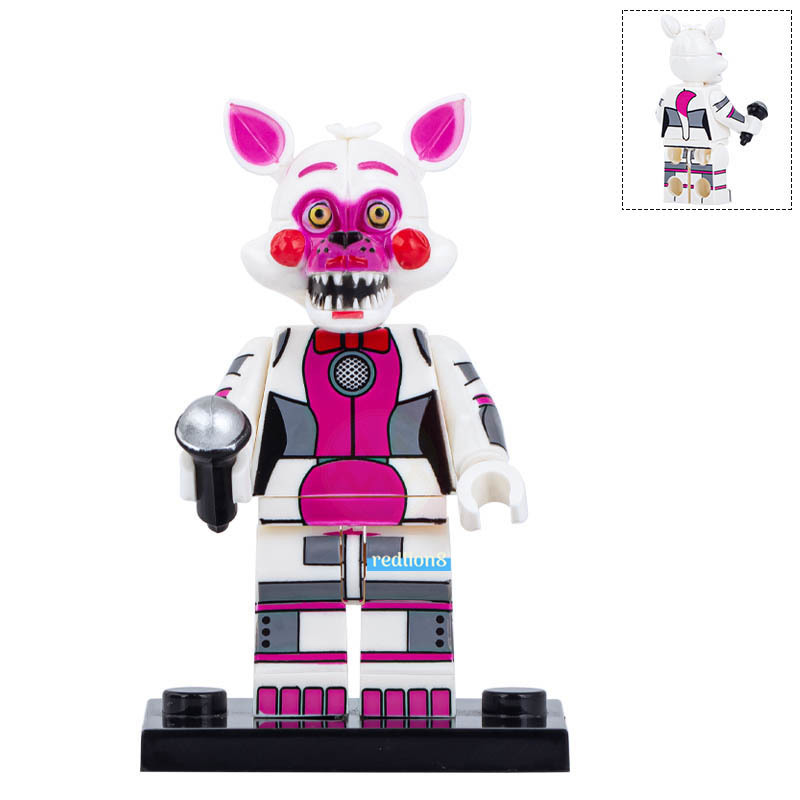 Funtime Foxy Five Nights at Freddy's Lego Compatible Minifigure Bricks ...