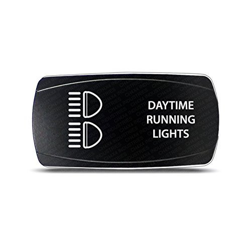 CH4X4 Rocker Switch DayTime Running Lights Symbol - Horizontal - While ...