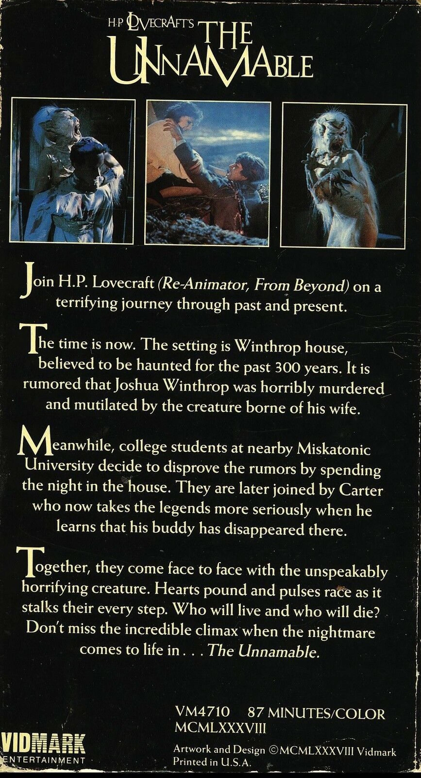 Unnamable Uncut Alexandra Durrell Horror and similar items